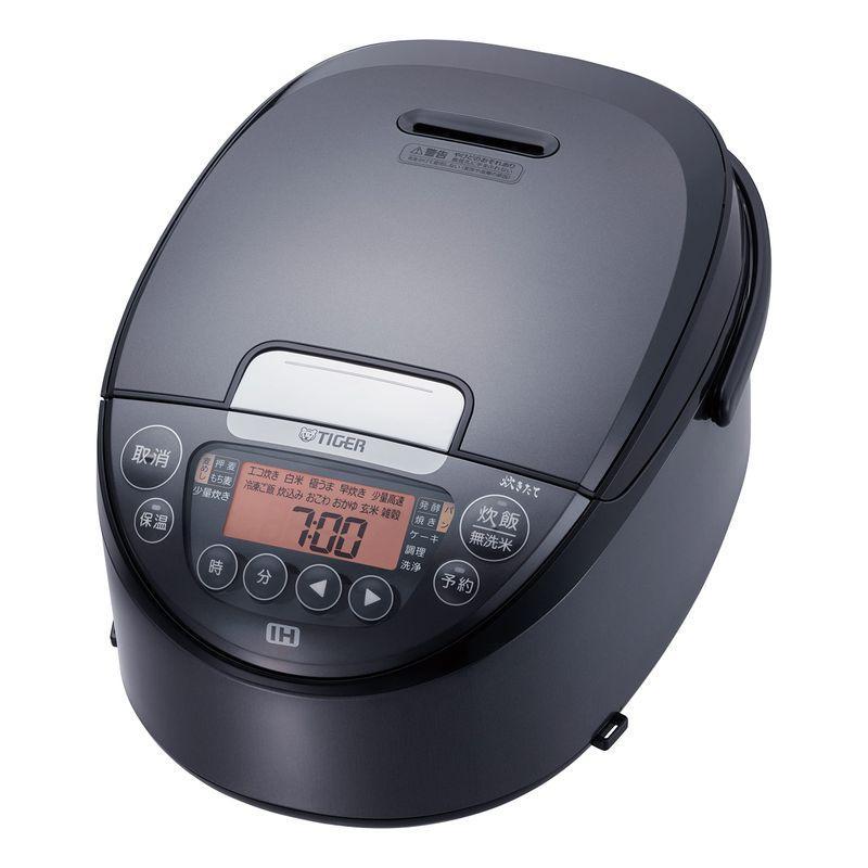 炊きたて JPW-G180-HD タイガー TIGER 炊飯器 土鍋コート釜 18〜1.8L 1升 剛火 IH式 お手入れ簡単 ダークグレー ...