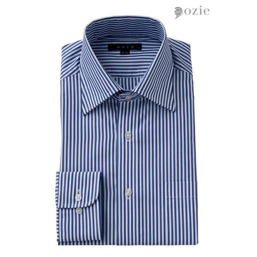 ozie ワイシャツ メンズ 長袖 カッターシャツ yシャツ ビジネスシャツ 形態安定 ワイドカラー ブロード おしゃれ : ozie(オジエ)ワイシャツ専門店 - 通販 - Yahoo!ショッピング