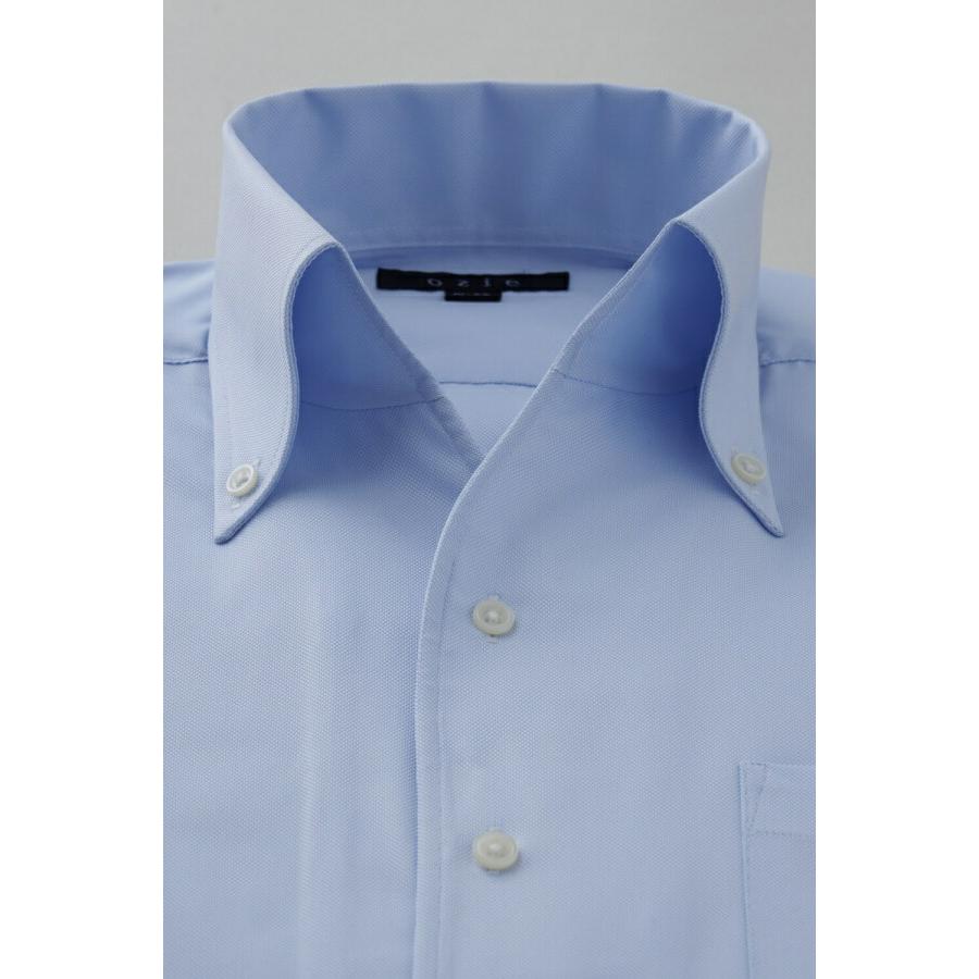 ozie ワイシャツ メンズ 長袖 カッターシャツ yシャツ ビジネスシャツ 形態安定 ボタンダウン スキッパー イタリアンカラー オックスフォード おしゃれ : ozie(オジエ)ワイシャツ ...
