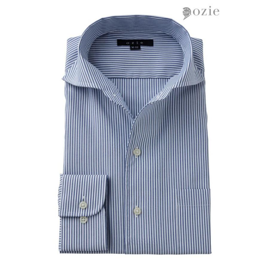 ozie ワイシャツ メンズ 長袖 カッターシャツ yシャツ ビジネスシャツ 形態安定 イタリアンカラー ワイド オックスフォード おしゃれ : ozie(オジエ)ワイシャツ専門店 - 通販 ...