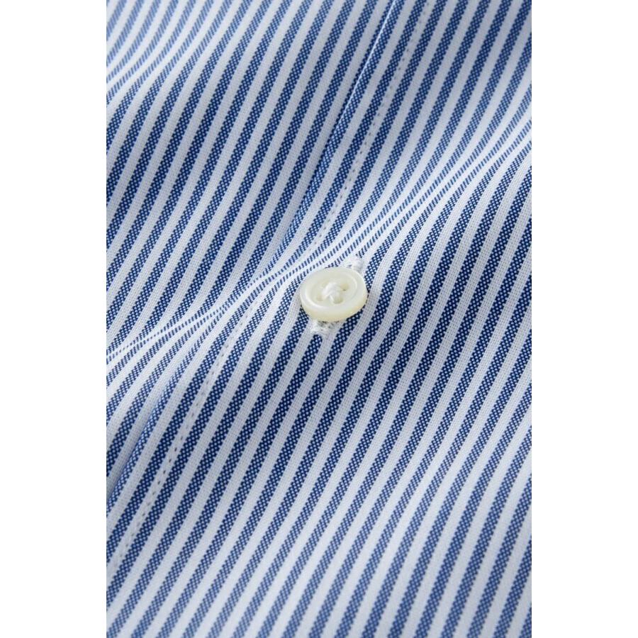 ozie（オジエ） ワイシャツ メンズ 長袖 カッターシャツ yシャツ ビジネスシャツ 形態安定 イタリアンカラー ワイド オックスフォード ...