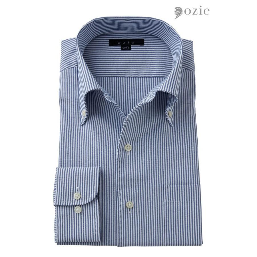 ozie ワイシャツ メンズ 長袖 カッターシャツ yシャツ ビジネスシャツ 形態安定 ボタンダウン イタリアンカラー オックスフォード おしゃれ : ozie(オジエ)ワイシャツ専門店 ...