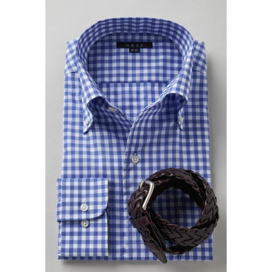 ozie ワイシャツ メンズ 長袖 カッターシャツ yシャツ ビジネスシャツ イージーケア イタリアンカラー ボタンダウン 大きいサイズ ブロード おしゃれ : ozie(オジエ)ワイシャツ ...