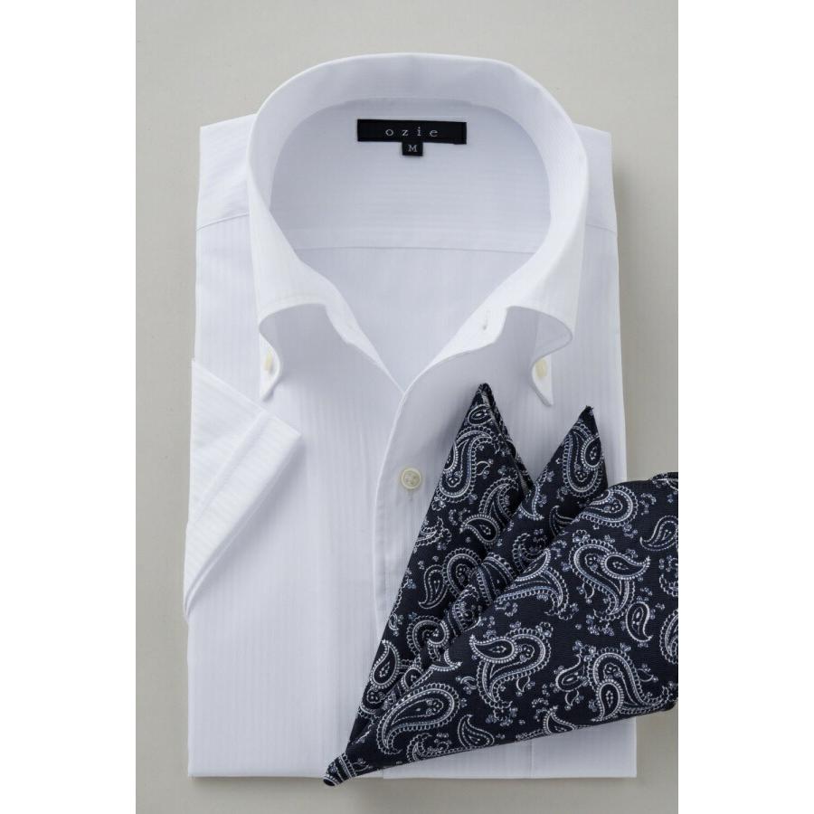 ozie ワイシャツ メンズ 半袖 カッターシャツ yシャツ ビジネスシャツ 形態安定 ボタンダウン イタリアンカラー 白 : ozie(オジエ)ワイシャツ専門店 - 通販 - Yahoo ...