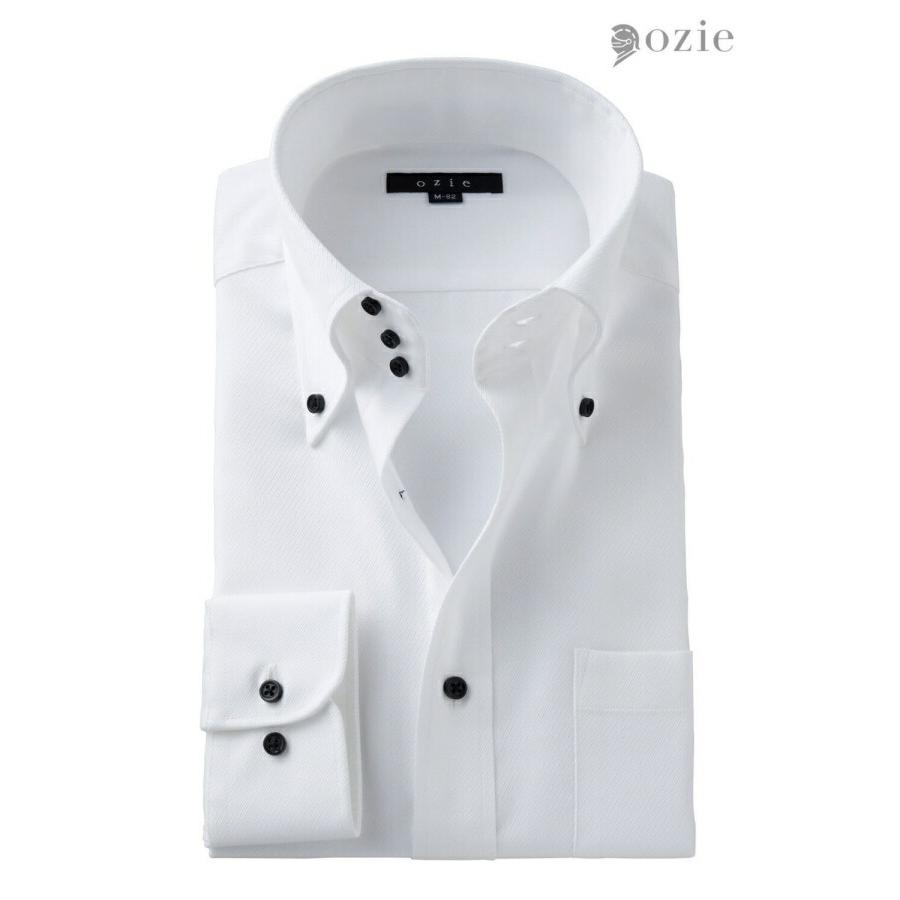 ozie ワイシャツ メンズ 長袖 カッターシャツ yシャツ ビジネスシャツ トレボットーニ おしゃれ 白 : ozie(オジエ)ワイシャツ専門店 - 通販 - Yahoo!ショッピング