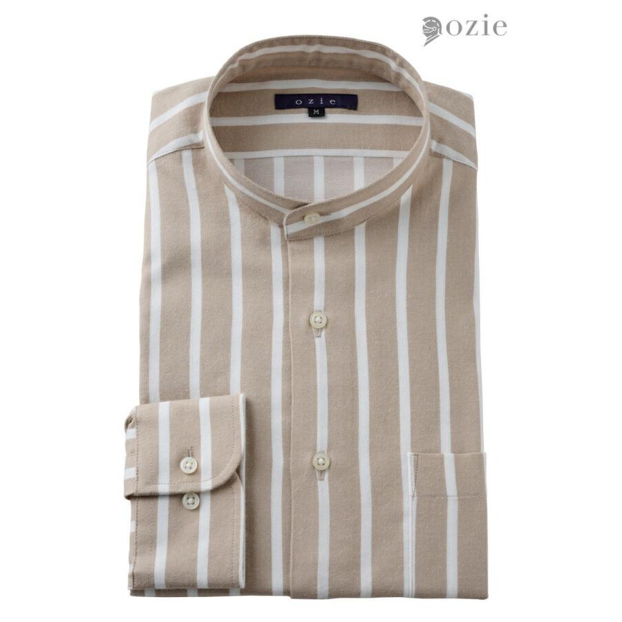 ozie ワイシャツ メンズ 長袖 カッターシャツ yシャツ ビジネスシャツ スタンドカラー マオカラー おしゃれ : ozie(オジエ)ワイシャツ専門店 - 通販 - Yahoo!ショッピング