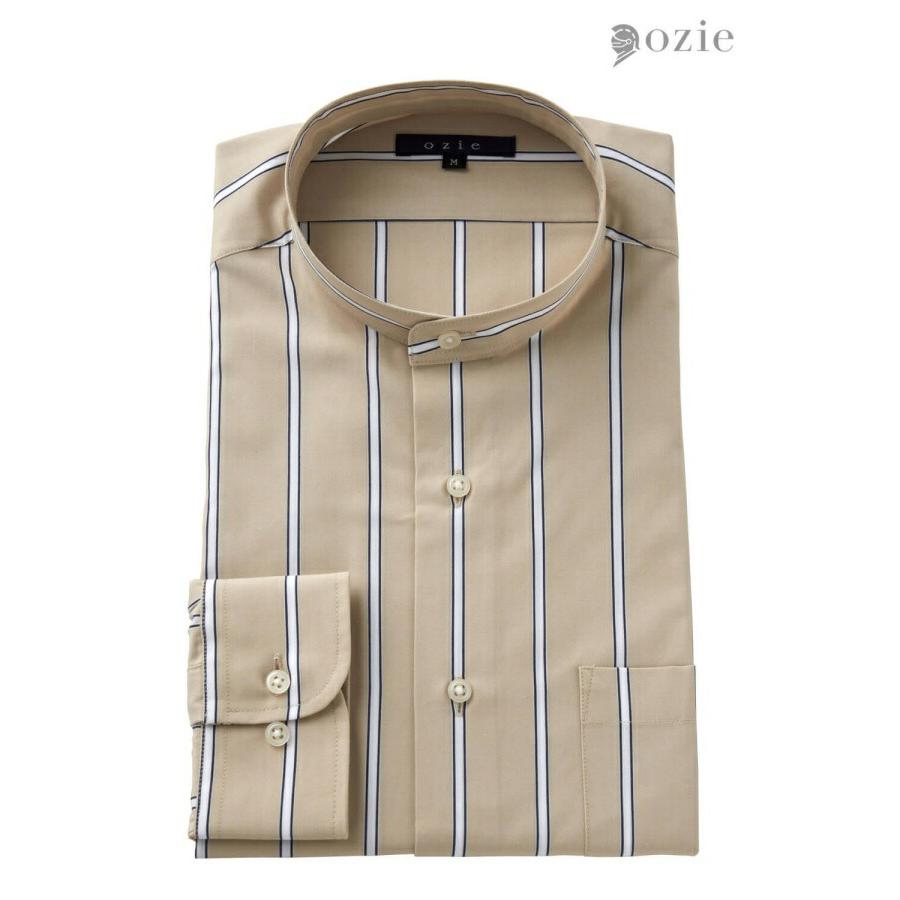 ozie ワイシャツ メンズ 長袖 カッターシャツ yシャツ ビジネスシャツ スタンドカラー マオカラー ブロード おしゃれ : ozie(オジエ)ワイシャツ専門店 - 通販 - Yahoo ...