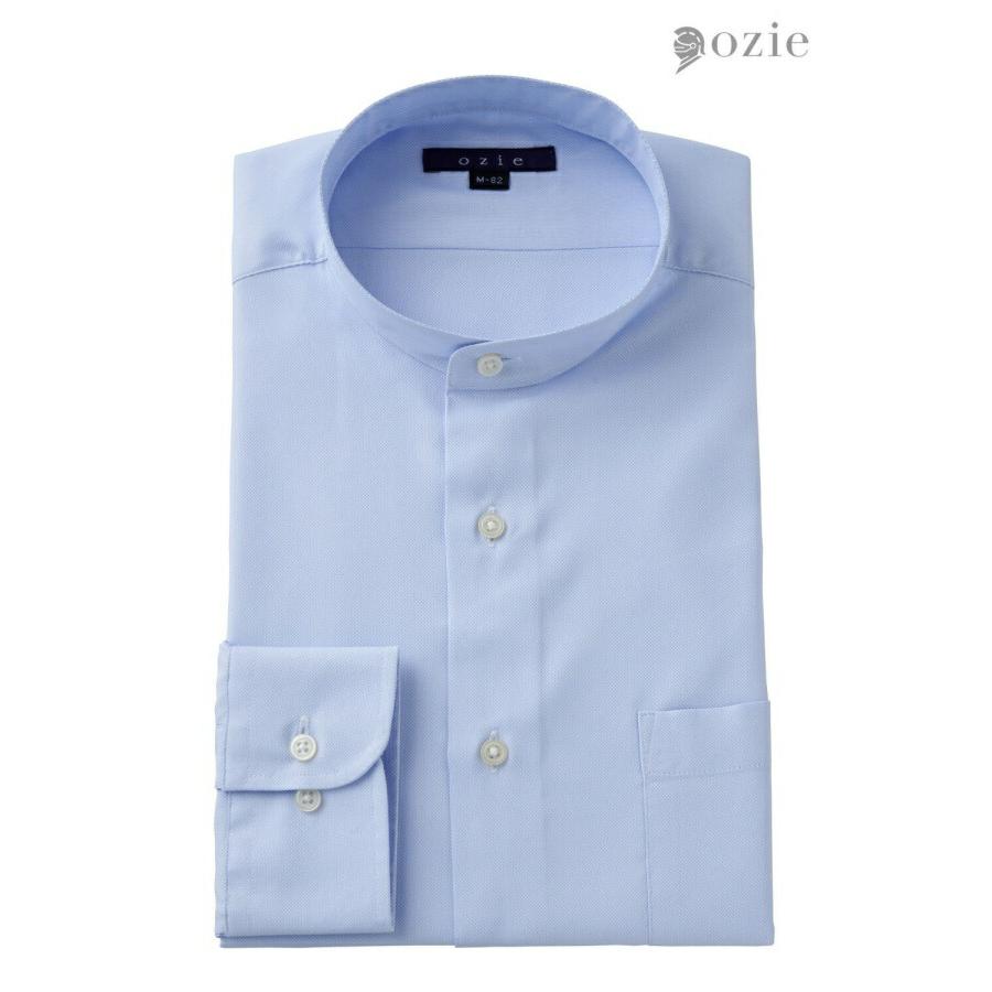 ozie ワイシャツ メンズ 長袖 カッターシャツ yシャツ ビジネスシャツ 形態安定 スタンドカラー レギュラーフィット オックスフォード おしゃれ : ozie(オジエ)ワイシャツ専門店 ...