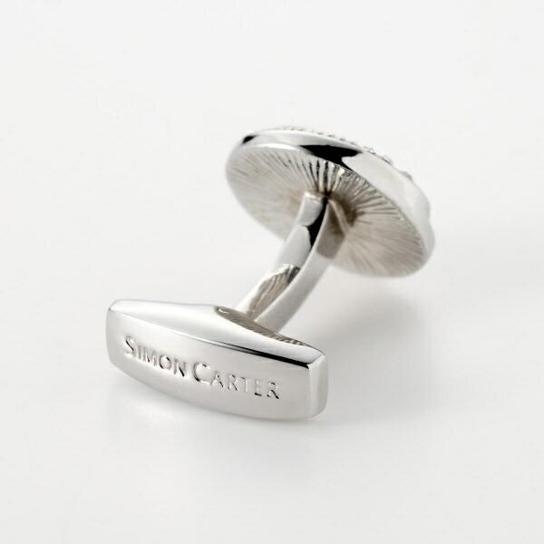 ozie カフリンクス カフスボタン サイモンカーター イギリス製 円形 SIMON CATER Mother Of Pearl Crystal Spiral オジエ : ozie(オジエ ...