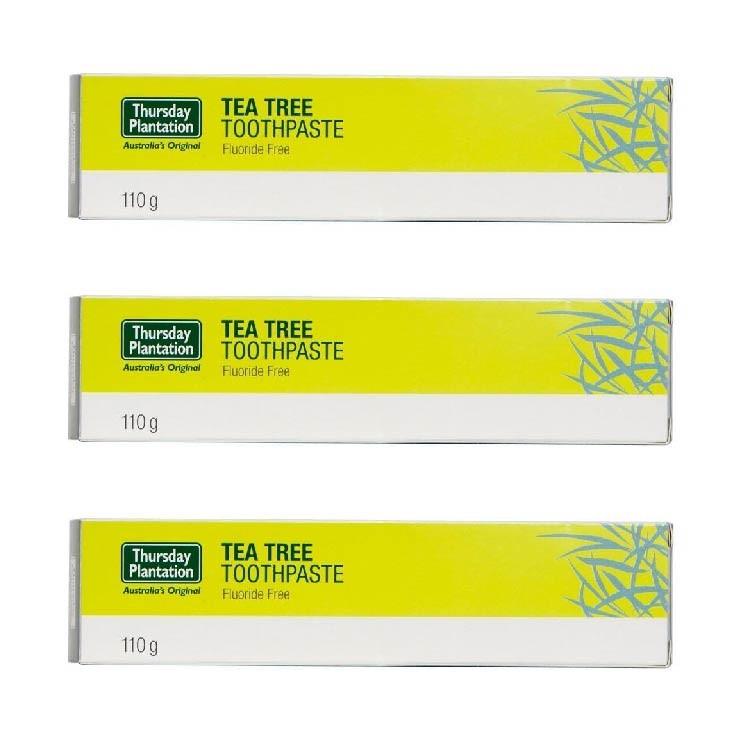 ティーツリー歯磨き粉 110g 3本セット Thursday Plantation Tea Tree Toothpaste 海外発送品 ...