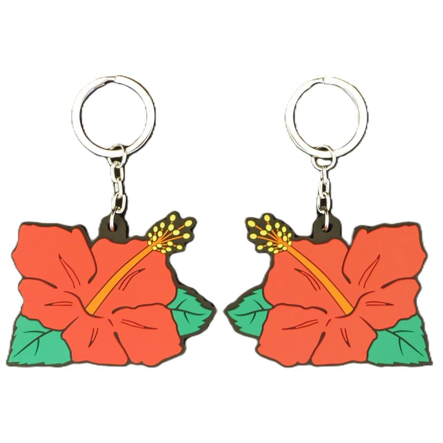 Pioneer 【8セット】 HANAHANA ラバーキーホルダー 2個セット ハイビスカス ハナハナ パイオニア スロット パチスロ グッズ 花 実機 同サイズ バッグ カギ 縁起 ゲン担ぎ ...