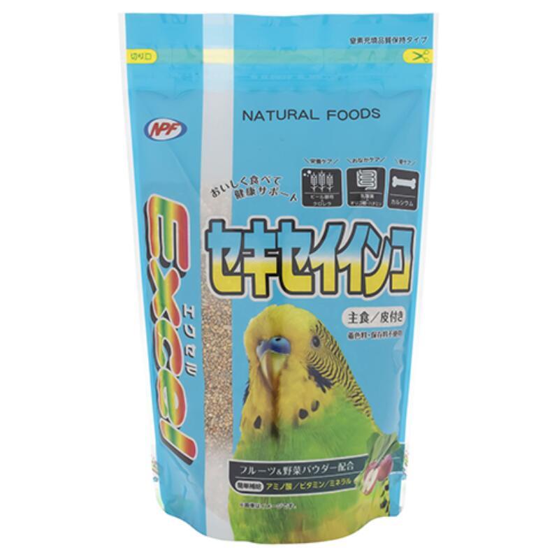 セキセイインコの主食皮付き|NPFエクセルセキセイインコ600g【レターパックプラスOK】 : ペットマーケットアニマル YAHOO店 - 通販 - Yahoo!ショッピング