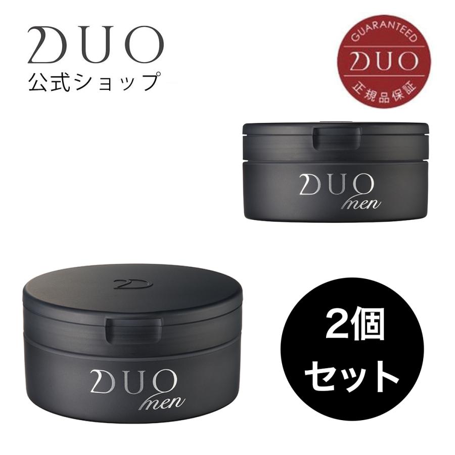 DUO（コスメ） DUO MEN ザ ウォッシュバーム 90gx2個 クレンジングバーム メンズ 洗顔 メンズコスメ 保湿 クレイ フェイスケア 毛穴汚れ 黒ずみ 角栓 角質 泥炭 デュオメン ...