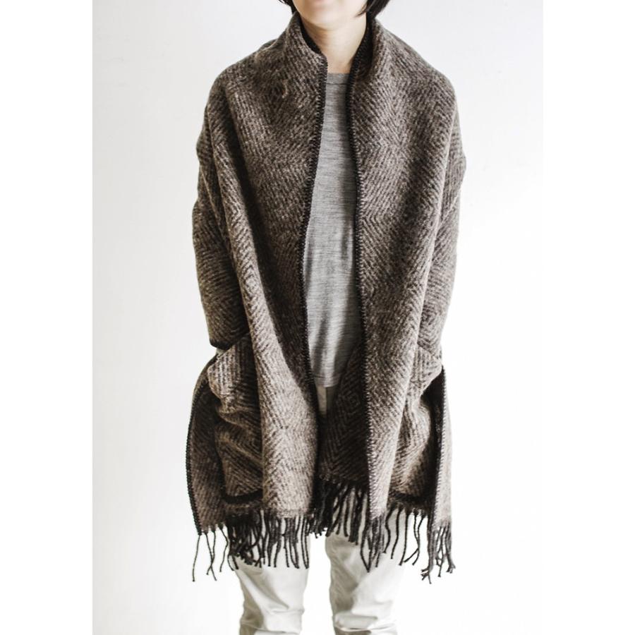 LAPUAN KANKURIT ラプアンカンクリ ポケットショール MARIA マリア ブラウンブラック 未開封 デッドストック品 : ps010d : Pastel Comfit ヤフー店 ...