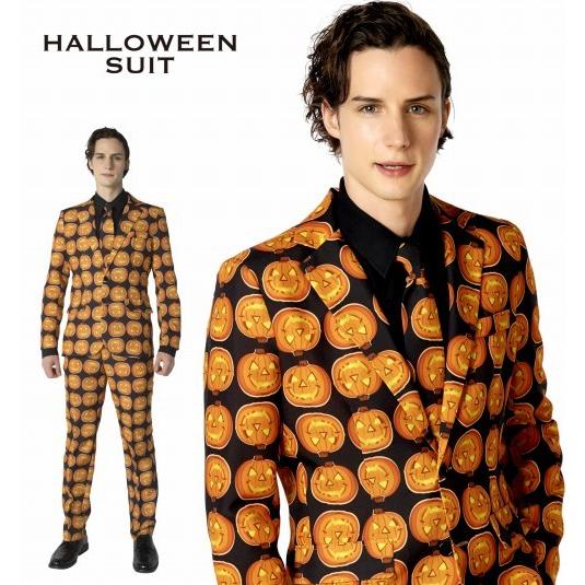 ハロウィンスーツ パンプキン /ハロウィン スーツ 男性用 コスチューム