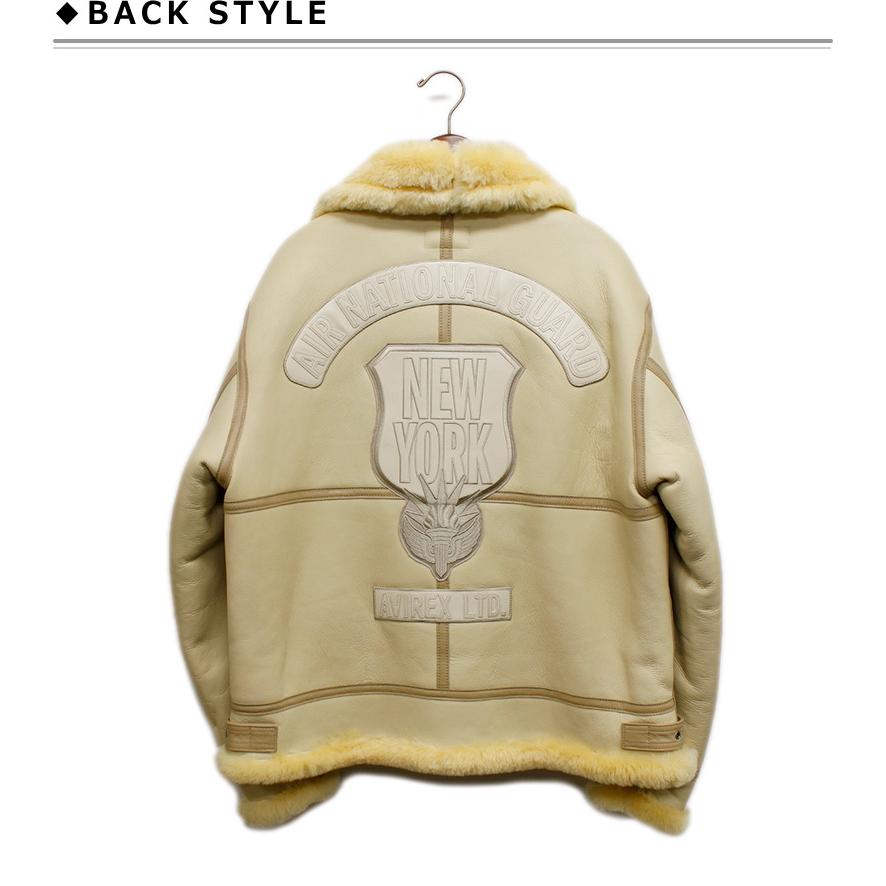 AVIREX COLLECTION AIR NATIONAL GUARD B-3 FLIGHT JACKET / アビレックス「エアーナショナルガード」B-3ムートンフライトジャケット ...