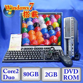 日本HP 【中古】デスクトップパソコンHP HP Compaq dc7700p Ultra-slim Desktop [ET092AV ...