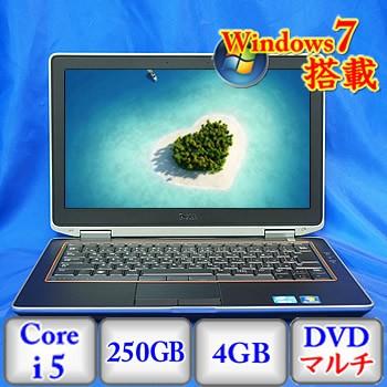 【中古】ノートパソコンDELL Latitude E6320 [P12S] -Windows7 Professional 32bit Core ...