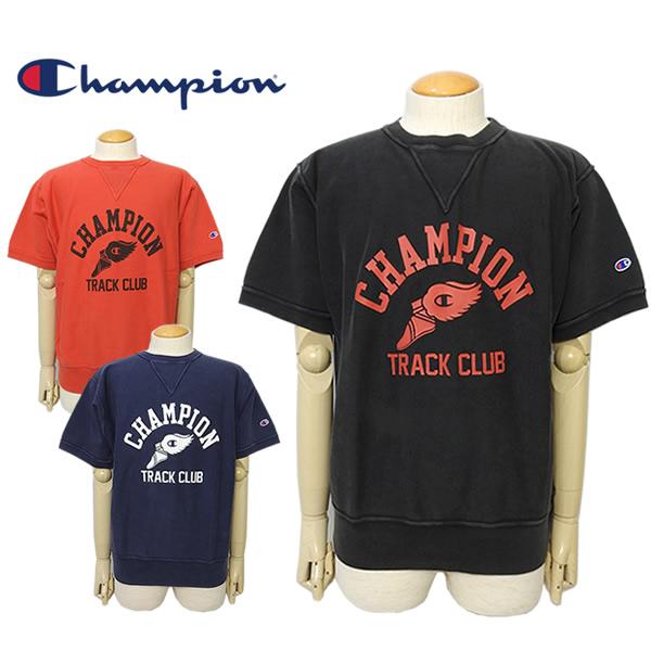 Champion（チャンピオン） リバースウィーブ メンズ 半袖 スウェット Champion REVERSE WEAVE C3-B014 ...