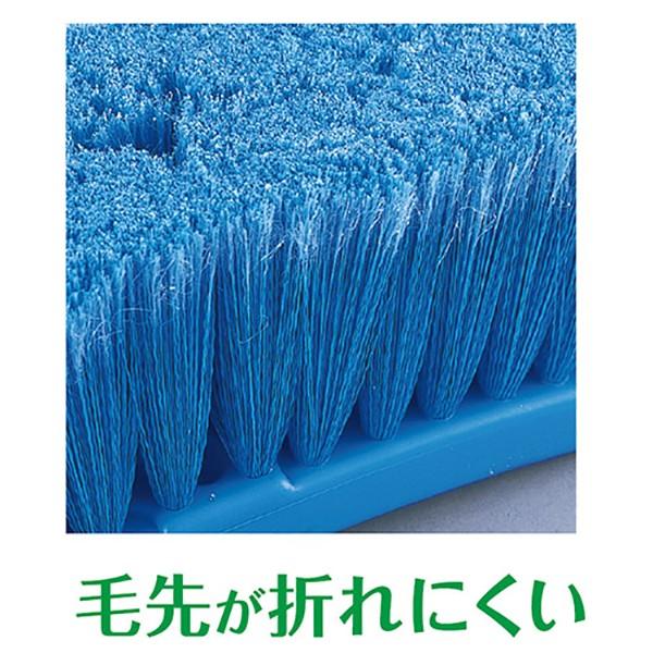 洗車ブラシ ロングポール 1800mm 通水 一本パイプ 折れにくいポリエステル毛 トラック清掃 柄付き : 23126300 : パーマン ...