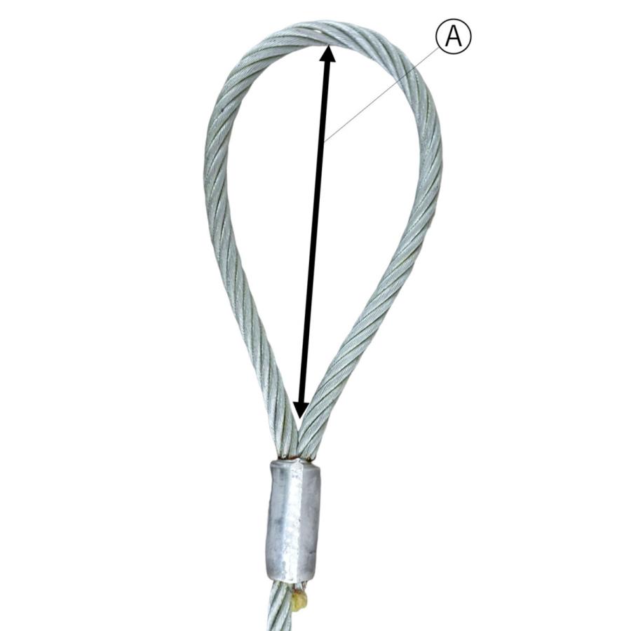ワイヤー メッキ 玉掛 φ18×2m JIS 1本 使用荷重2.51t AL18×2 ロープ 吊具 : パーマン Yahoo!ショッピング店 - 通販 - Yahoo!ショッピング