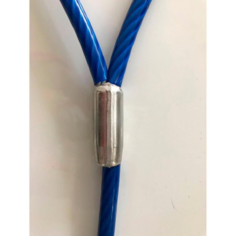 センター張りワイヤー φ9mm×6m 1本入 使用荷重600kg ビニール皮膜 ビニールコーティング トラック用品 :6717222100:パーマン Yahoo!ショッピング店 - 通販 ...