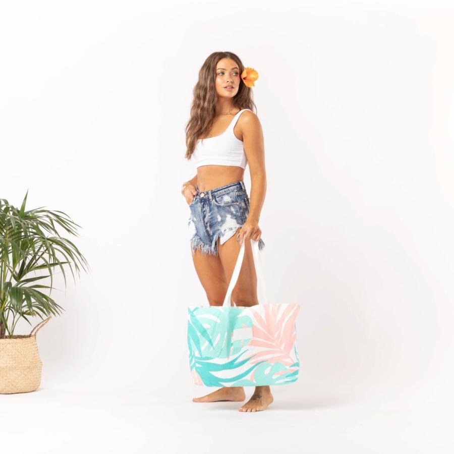 ALOHA COLLECTION Collection アロハコレクション Tropics Day Tripper - Pog トートバッグ ビーチ タイベック素材 アウトドア ヨガ ...