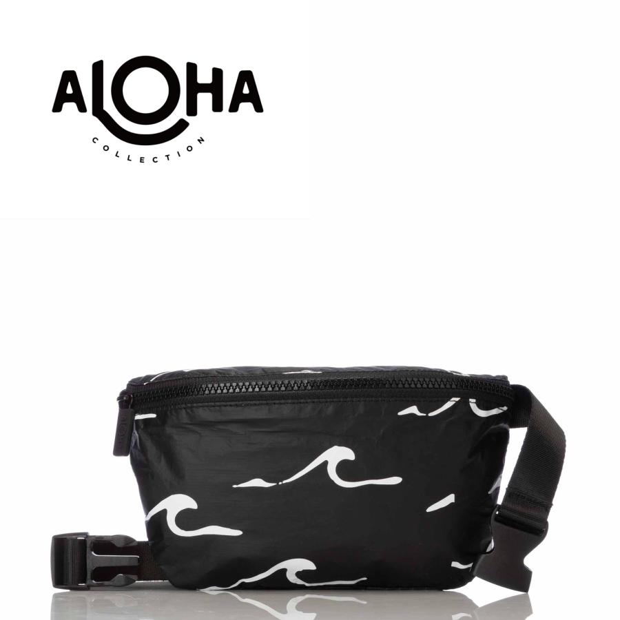 ALOHA COLLECTION（アロハコレクション） MINI HIP PACK Seaside White/ Black ミニヒップパック ...