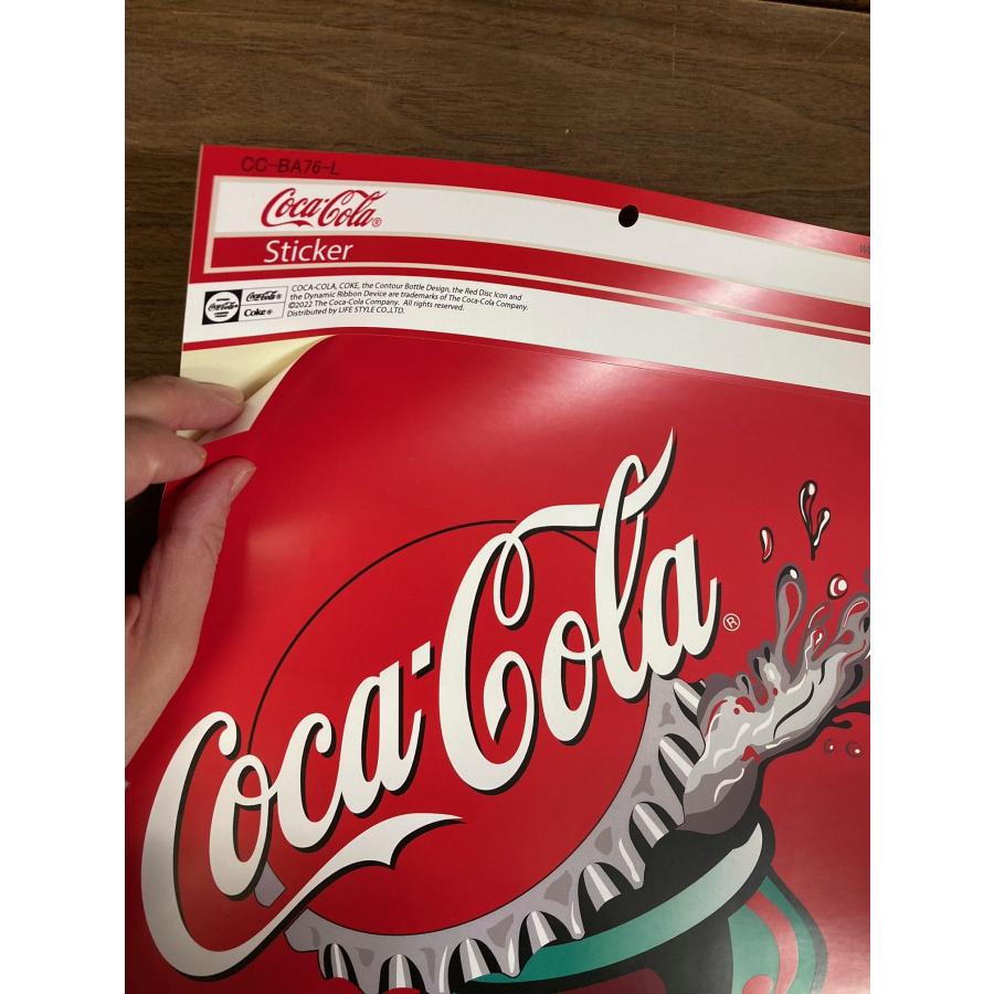 Coca Cola コカ・コーラ CocaCola BIGステッカー シール CC-BA76-L : PACIFIC SIGN - 通販 - Yahoo!ショッピング
