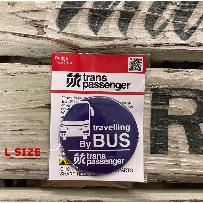 trans passenger 缶バッジ 缶バッチ 57mm Lサイズ バッジ アクセサリー かわいい かっこいい ロゴ デザイン メール便 trans-CL3 : PACIFIC SIGN ...