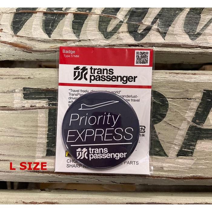 trans passenger 缶バッジ 缶バッチ 57mm Lサイズ バッジ アクセサリー かわいい かっこいい ロゴ デザイン メール便 trans-CL4 : PACIFIC SIGN ...