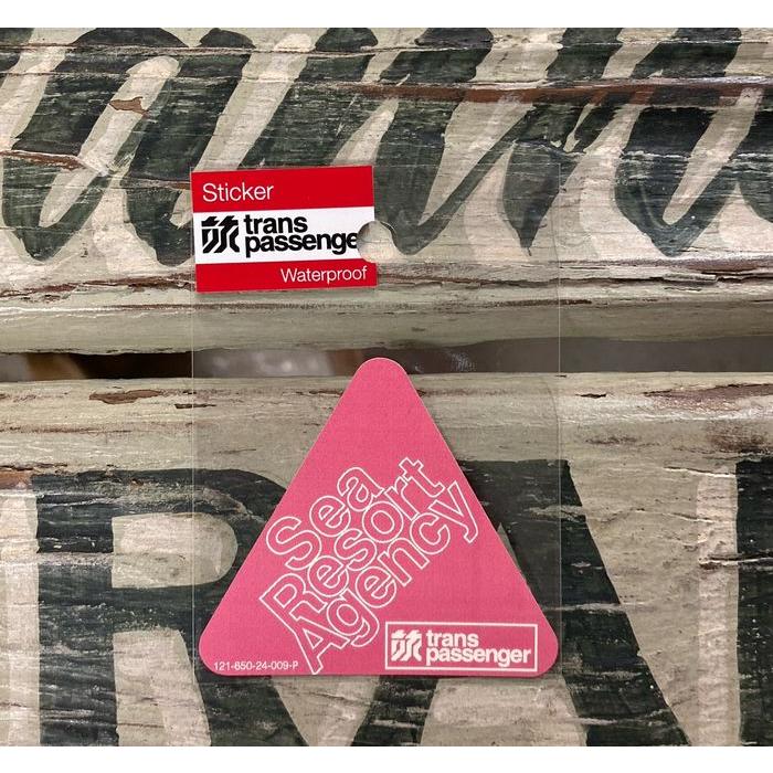 trans passenger ステッカー 第二弾 全20種 Sサイズ シール 旅 トランクステッカー 耐光 耐水 スマホ 海 車 カスタムステッカー 三角ロゴ : PACIFIC SIGN ...
