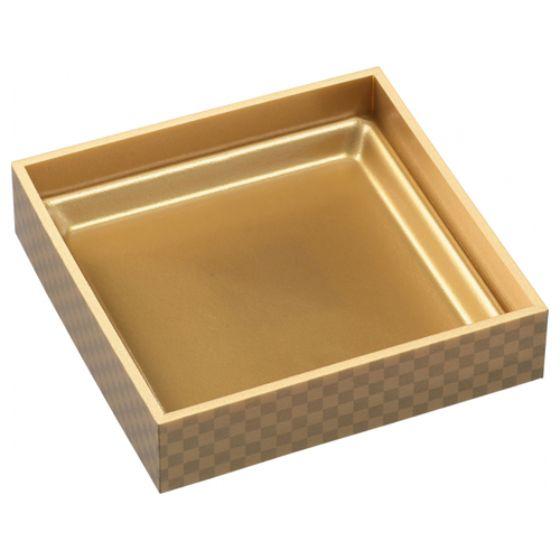 【15枚】WPS-角180-180（V）市松金 エフピコ 使い捨て 業務用 弁当容器 惣菜 折箱 寿司容器 （本体のみ） 15枚入 : パッケージ・マルシェ - 通販 - Yahoo!ショッピング