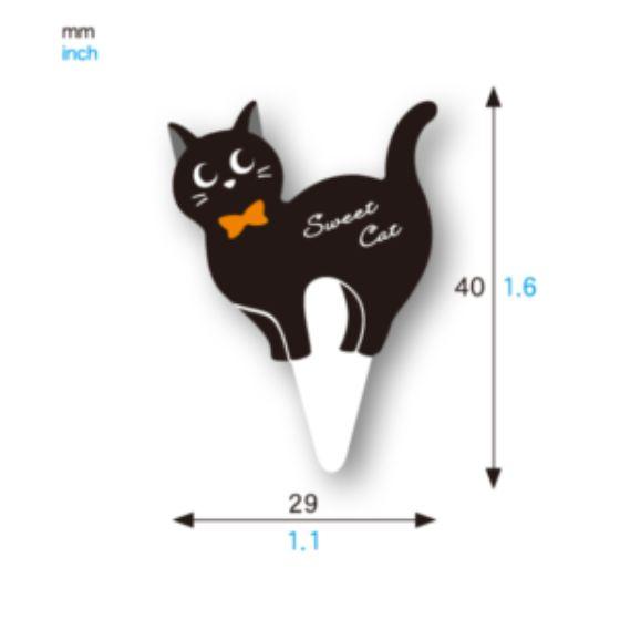 【100枚】XG130 ケーキピック スイートキャット（29×40）天満紙器 ハロウィン 飾り ケーキピック 100枚入【代引き不可 ...