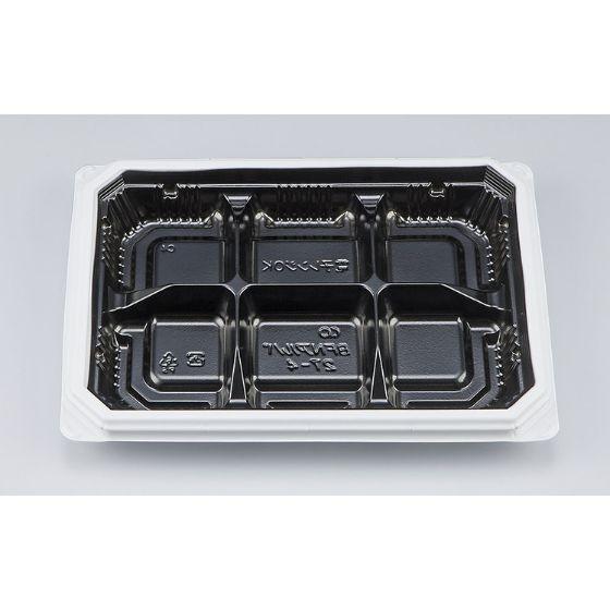 【50枚】BFNアルバ27-4 BW 本体 シーピー化成 使い捨て 容器 業務用 弁当 おかず 仕切 6個入 惣菜容器 （本体のみ） 50枚入 : パッケージ・マルシェ - 通販 ...