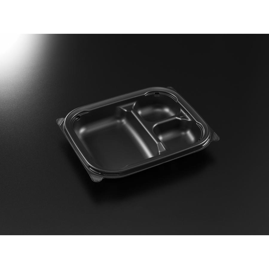 中央化学 使い捨て弁当箱 CTカインド20−16 3S（BK）本体 【50枚】 業務用 スーパー : OKBマート Yahoo!店 - 通販 ...