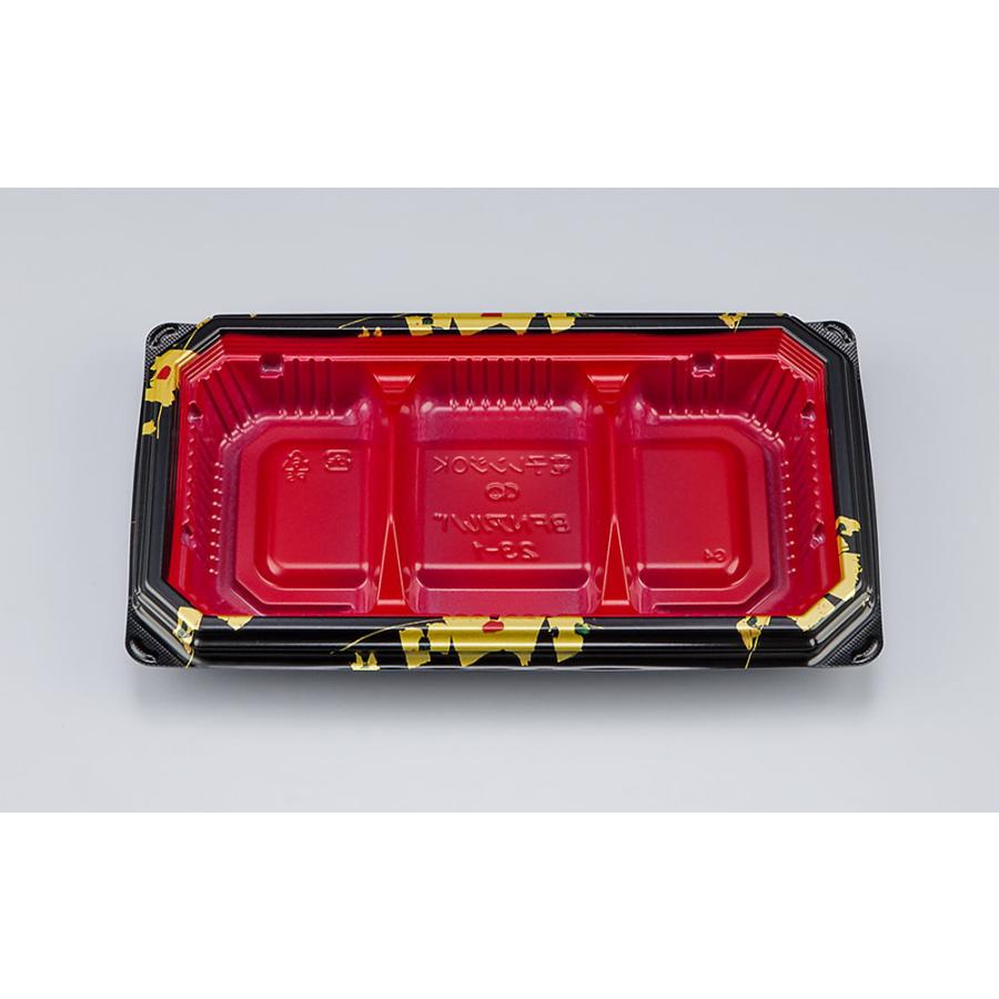 シーピー化成 【蓋付き】使い捨て弁当箱 BFNアルバ23−1（輪島内赤） 【本体800枚・蓋800枚セット】 業務用 スーパー : OKBマート Yahoo!店 - 通販 - Yahoo!ショッピング