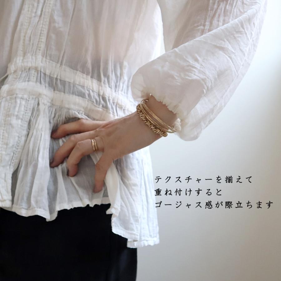 THE RING DESIGN FACTORY Twisted Bracelet ツイステッドデザイン ブレスレット(2 COLOR)くるくる ...