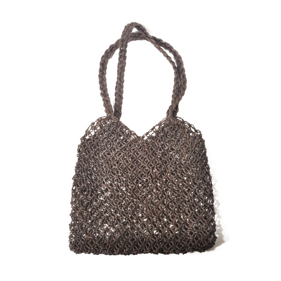 TARANGO タランゴ JUTE HEMP MACRAME COLOR TOTE BAG ジュートヘンプマクラメ カラートートバッグ(4色 ...