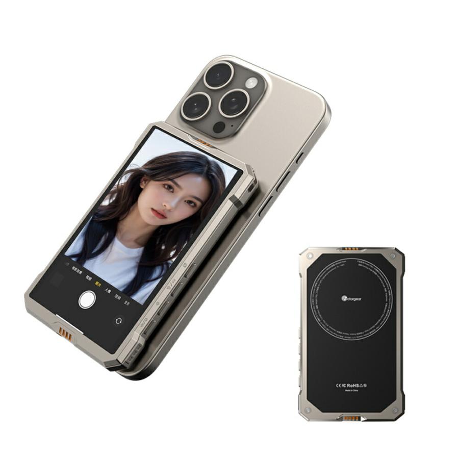 fotorgear画像オタク携帯電話ワイヤレス磁気スクリーン背面自撮りディスプレイキャスト同じ画面モニターvlogモニター : PAGODA - 通販 - Yahoo!ショッピング
