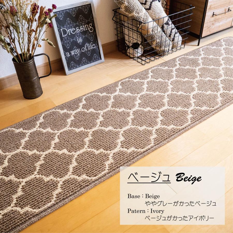 キッチンマット 180 滑り止め 日本製 おしゃれ かわいい モロッカン 45x180 :moroccan-be-180:マット工房 pahu pahu - 通販 - Yahoo!ショッピング