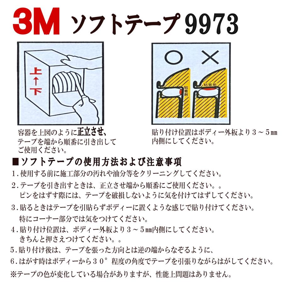 3M スリーエム ソフトテープ9973 19mm径x5m 7本入り : ペイントテクノYahoo!店 - 通販 - Yahoo!ショッピング