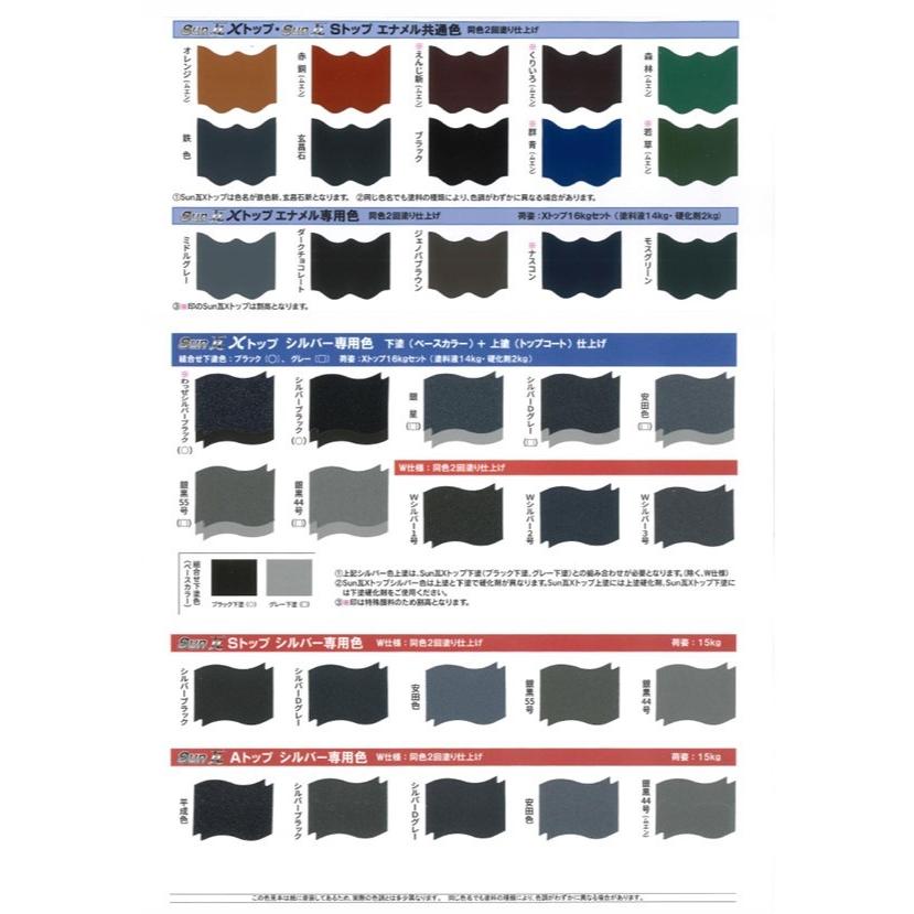 SUN瓦 Xトップ 上塗 Wシルバー2号 主剤 硬化剤16kgセット 【エーエスペイント】 : ペイントオール - 通販 - Yahoo!ショッピング