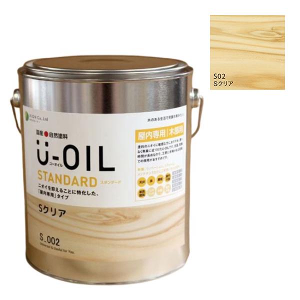 U-OIL(ユーオイル) スタンダード クリア（S02）2.5L【株式会社シオン】自然塗料 屋内専用 : ペイントオール - 通販 - Yahoo!ショッピング