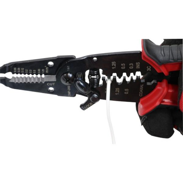 TONE 手動圧着工具 電工ペンチ 全長220mm（CMP-200）858-6305【TONE（株）】 :tone-cmp200:PAINT AND TOOL - 通販 - Yahoo!ショッピング