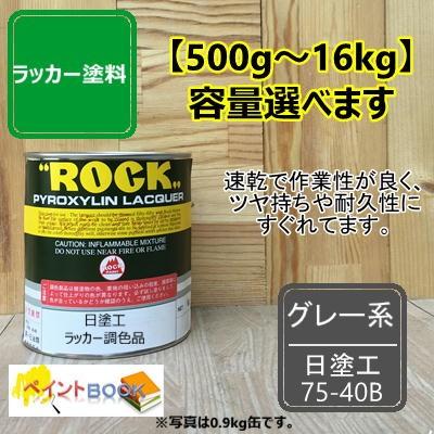 日塗工 75-40B【500g〜】マンセル 5PB4/1 ラッカー塗料 工業 鉄工 自動車 DIY 速乾 塗装 日本塗料工業会 強溶剤 : ペイントBOOK - 通販 - Yahoo!ショッピング