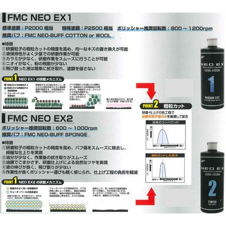 【FMC NEO EX 2】 容量500g 自己修復性耐スリ傷塗膜対応 磨き 研磨用コンパウンド ユニコン 石原ケミカル 自動車 塗装 ポリッシャ バフ : ペイントBOOK - 通販 ...