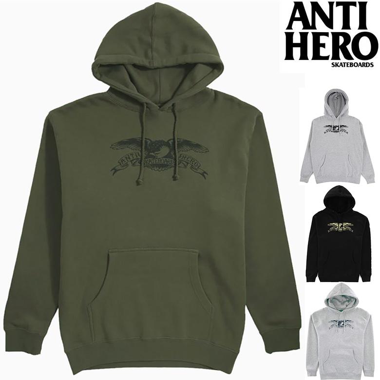 ANTIHERO アンタイヒーロー パーカー ANTI HERO BASIC EAGLE PULLOVER HOOD フード スウェット プルオーバーパーカー スケーター 【正規取扱店 ...
