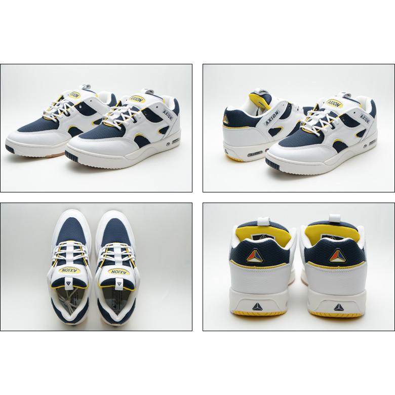 AXION FOOTWEAR GENESIS WHITE/NAVY アクション スニーカー メンズ スケシュー シューズ スケート 正規取扱店 ...