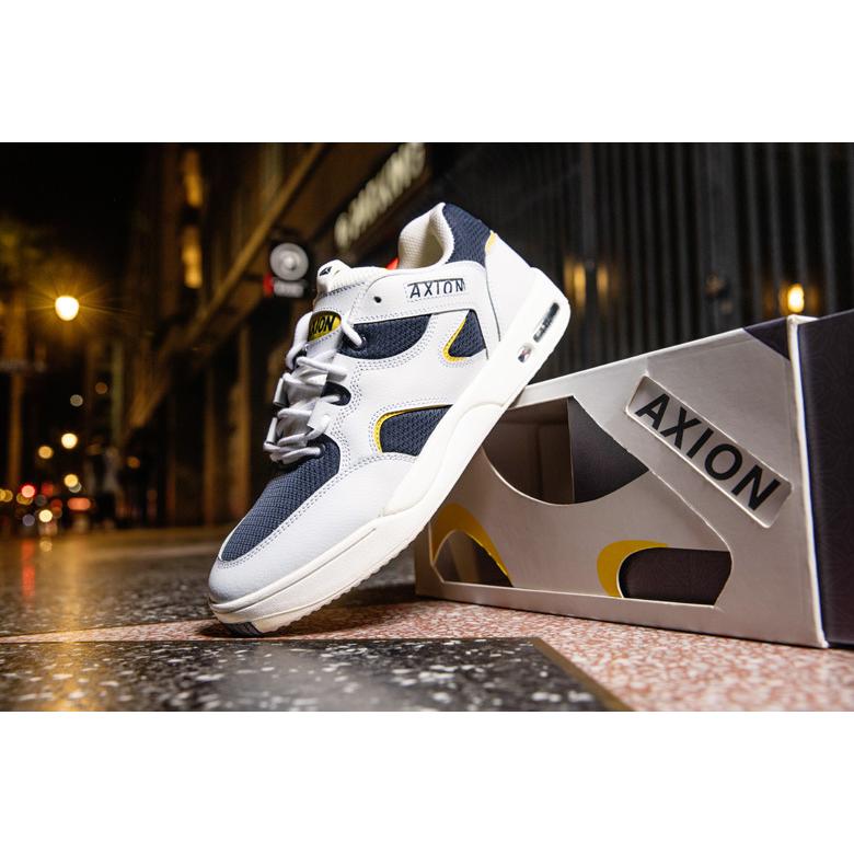 AXION FOOTWEAR GENESIS WHITE/NAVY アクション スニーカー メンズ スケシュー シューズ スケート 正規取扱店 ...